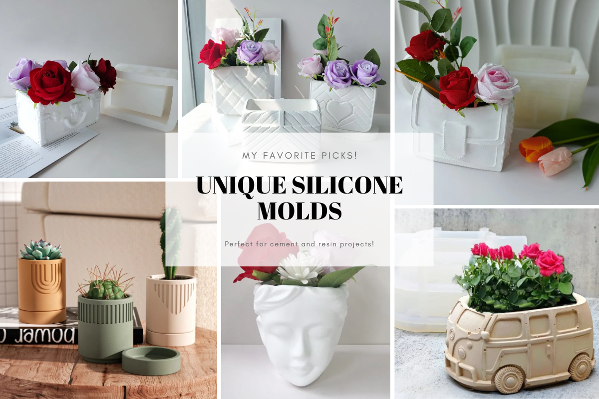 Favorite Unique Silicone molds Perfect for Resin & Cement Projects ...