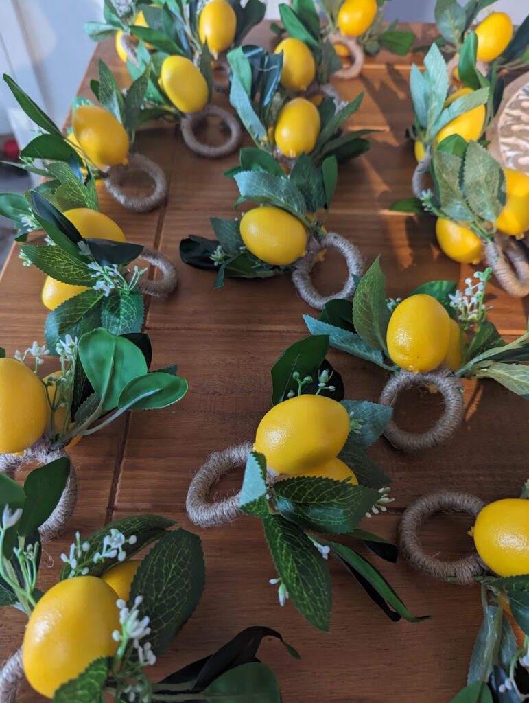 My Lemon & Blue Italian Ceramic Tile Themed Engagement Party Favors ...